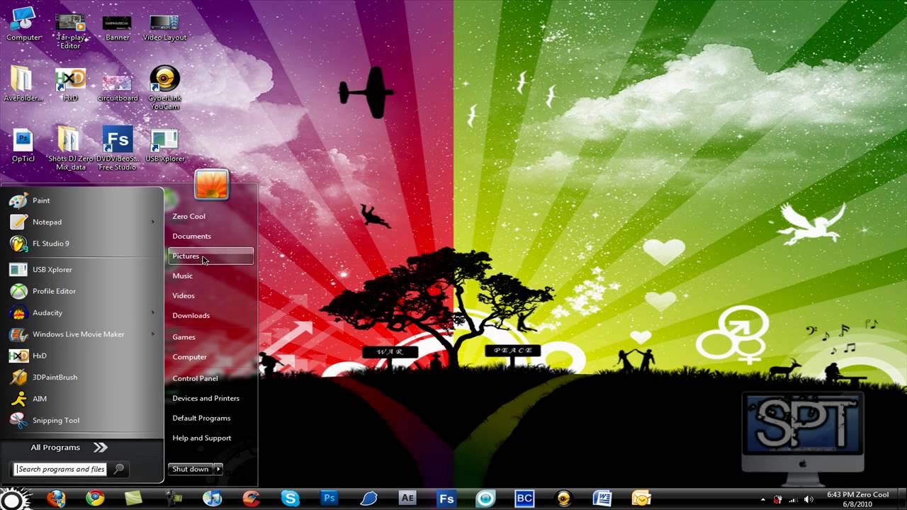 How To Install Folder Backgrounds For Windows 7 and Vista! *Original ...