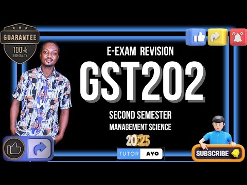 GST202 REVISION SECOND SEMESTER 2025 - YouTube