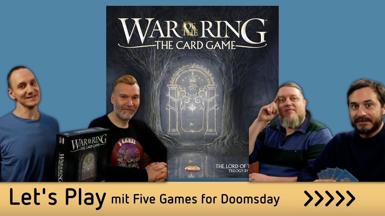 War of the Ring: The Card Game – Brettspiel – Let´s Play- mit Five ...