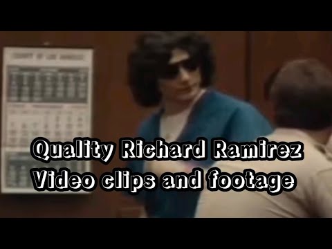 Quality Richard Ramirez Clips and Footage... Some Rare Some More Common ...