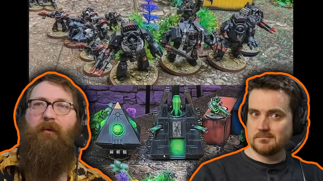 Tom's Necrons vs Ben's Dark Angels Round 4 - YouTube