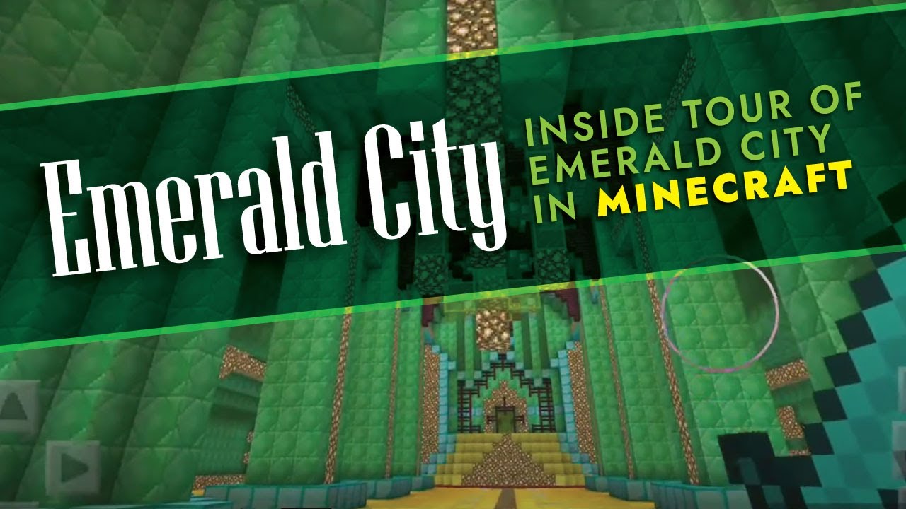 💚 Minecraft Emerald City: 💚 Tour of the Inside During the Day 💚 - YouTube