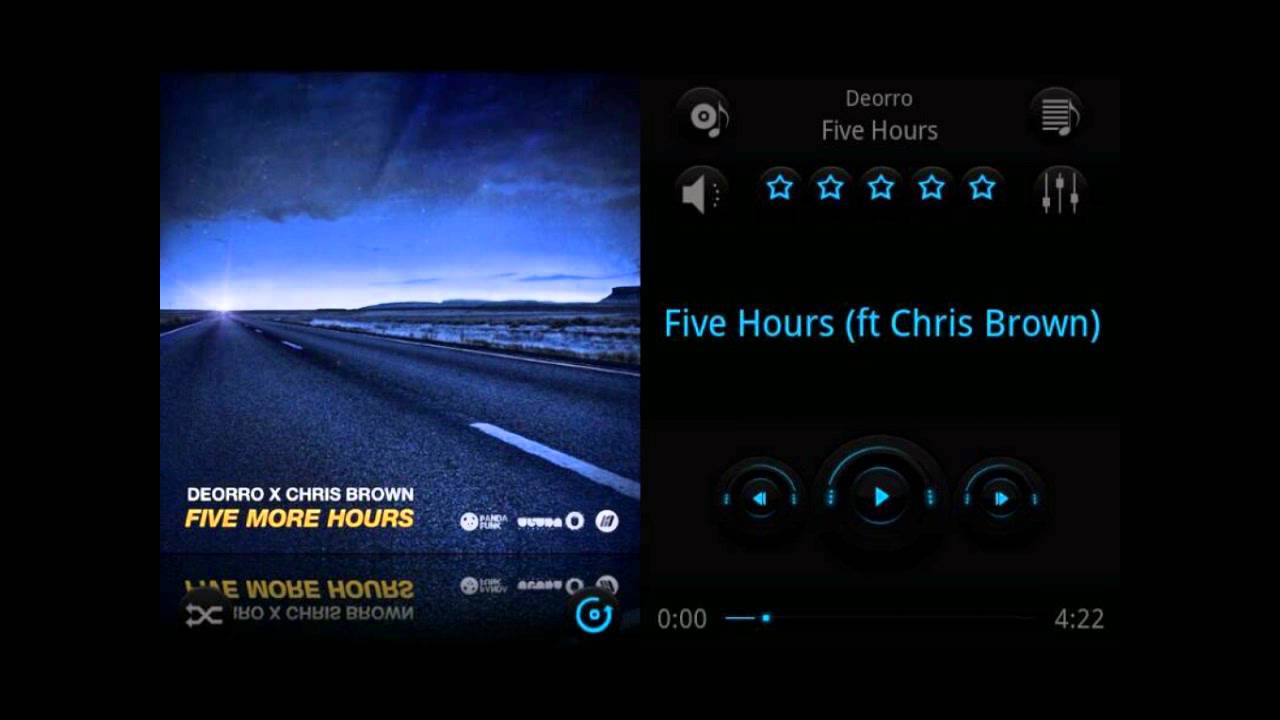 DEORRO & CHRIS BROWN – FIVE MORE HOURS (ORIGINAL MIX) - YouTube
