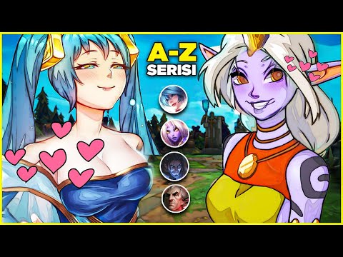 TATLI E-GIRL ŞAMPİYONLARINI ÜST KORİDORDA OYNARSAK NE OLUR? | A-Z TOP LANE #33