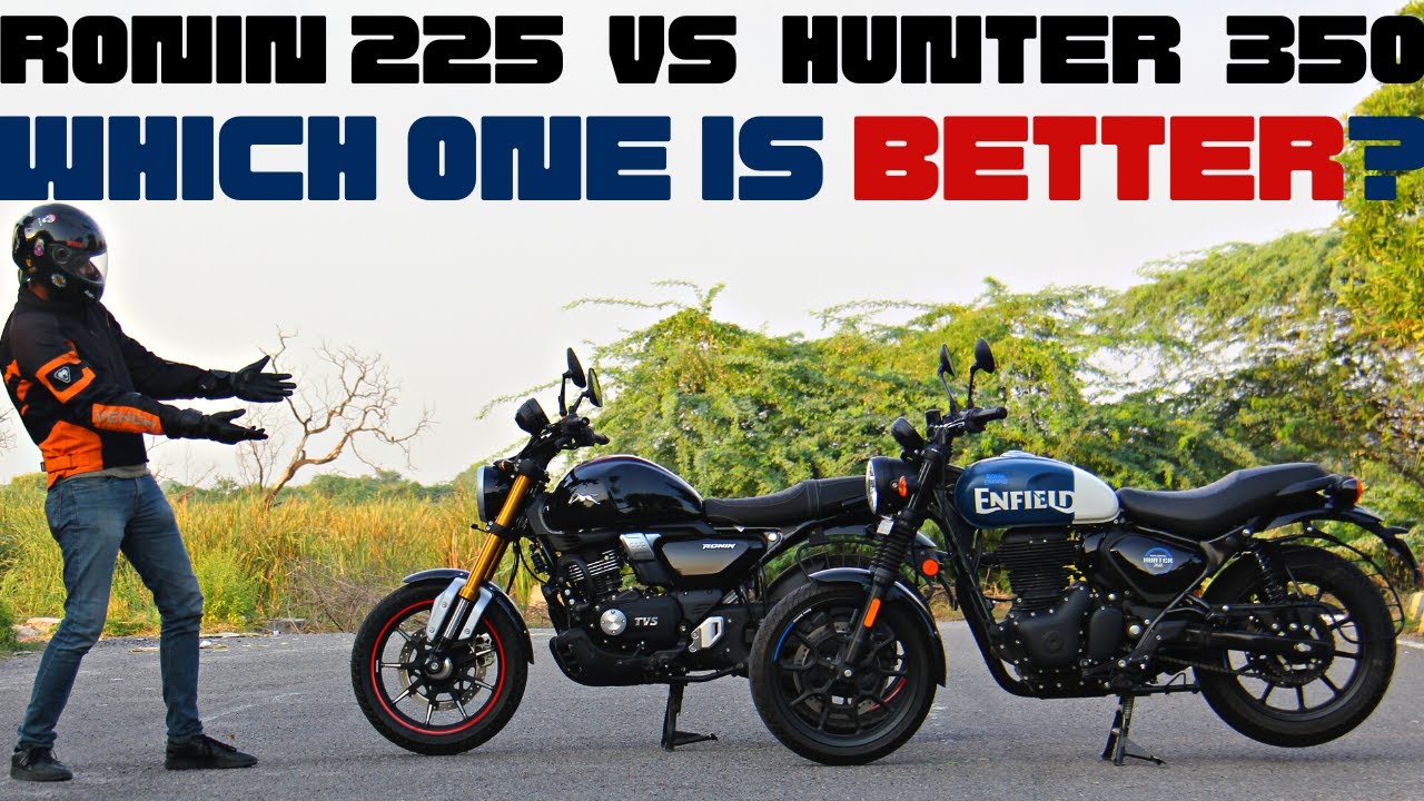 Royal Enfield Hunter 350 vs TVS Ronin Comparison Review, Which One ...