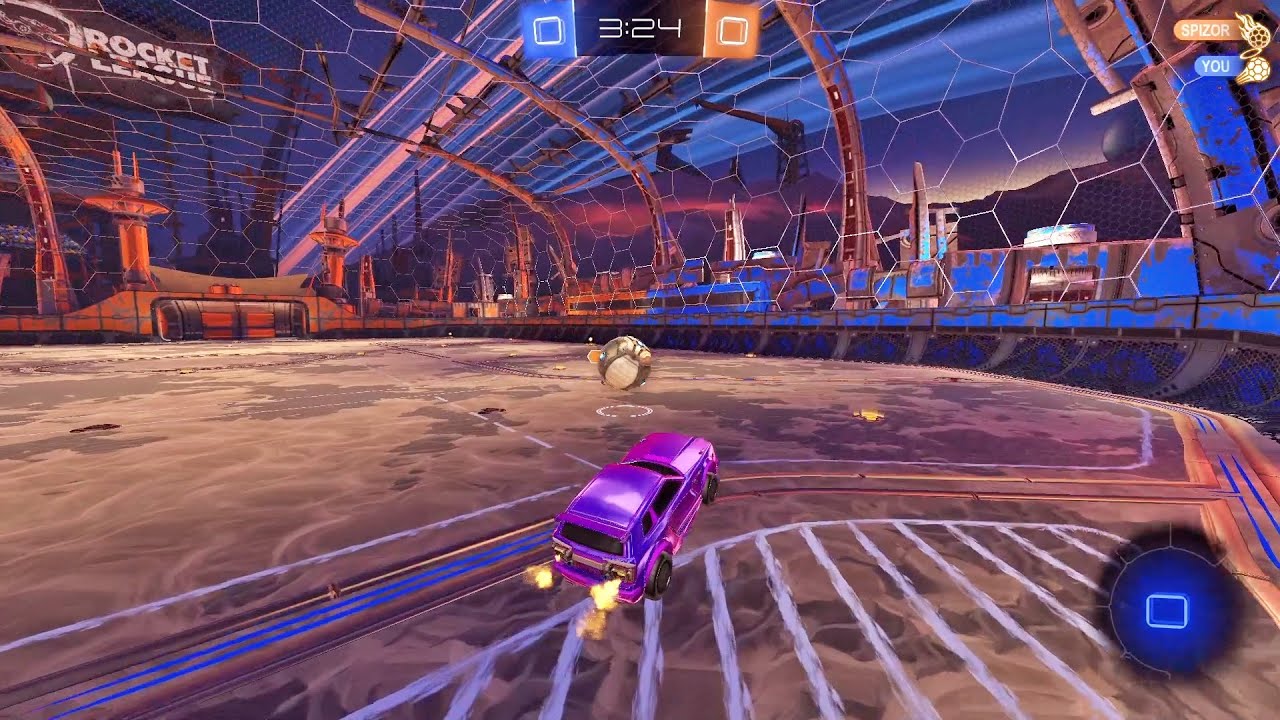 Playing with 'Arsenal' Settings | Rocket League Gameplay - YouTube