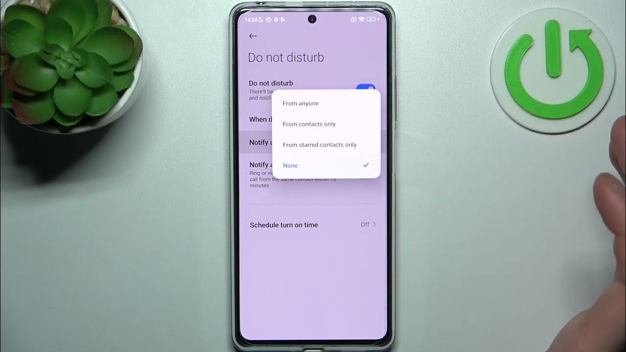How to Activate the Do Not Disturb Mode on a REDMI Note 12 Pro - YouTube