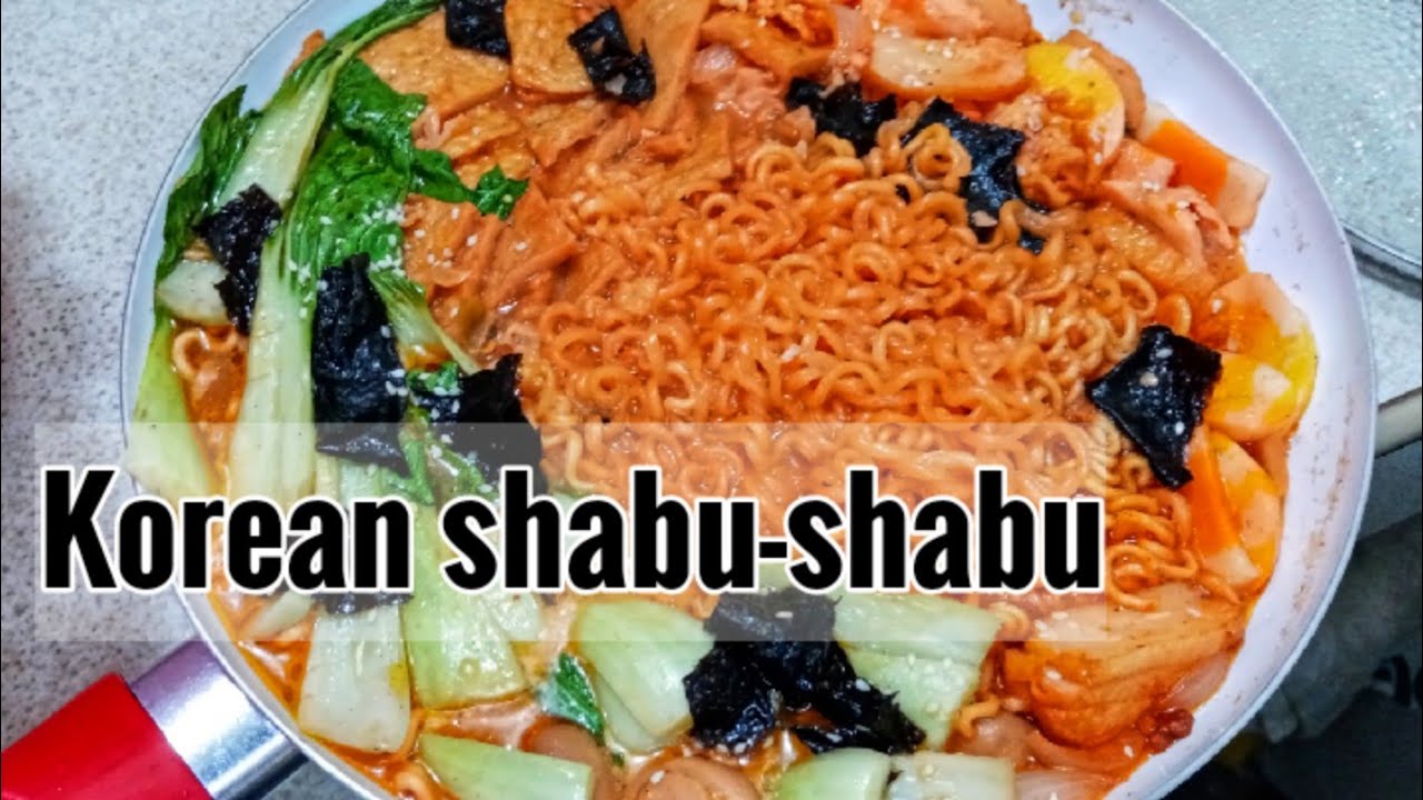 Korean shabu-shabu || Easy recipe - YouTube