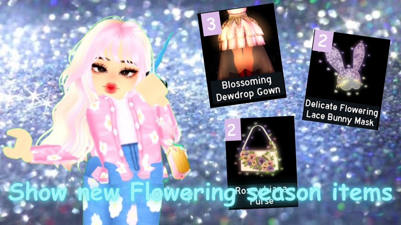 Showing the new items in flowering season - Royale High (Roblox) - YouTube