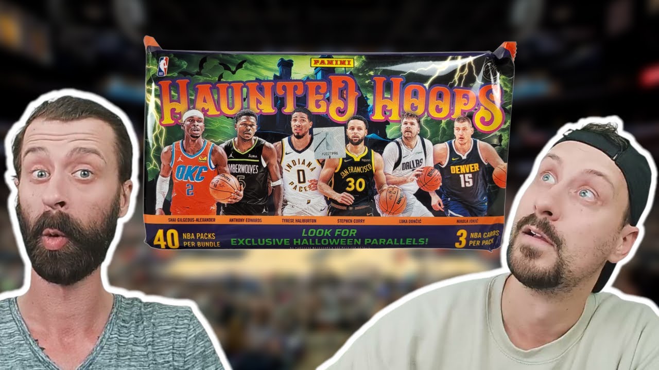ACTUALLY GOOD? 2023-24 Panini NBA Haunted Hoops Box Break! - YouTube