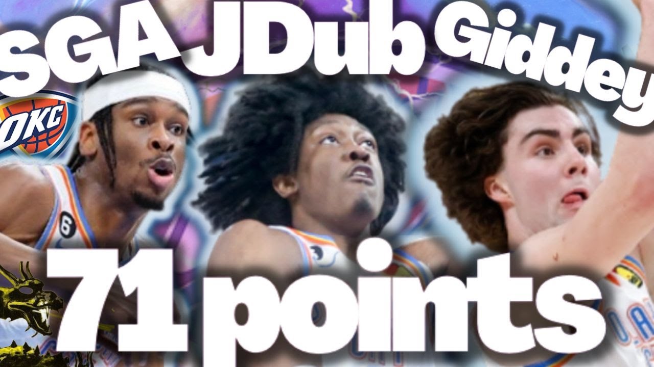 The OKC Thunder 3 Headed Monster ~ SGA JDub Josh Giddey - YouTube