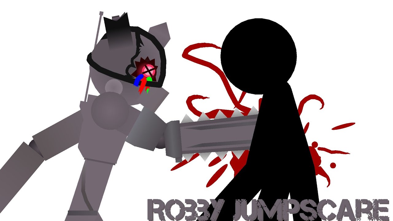 Robby Jumpscare Roblox Piggy|Stick Nodes Animations - YouTube