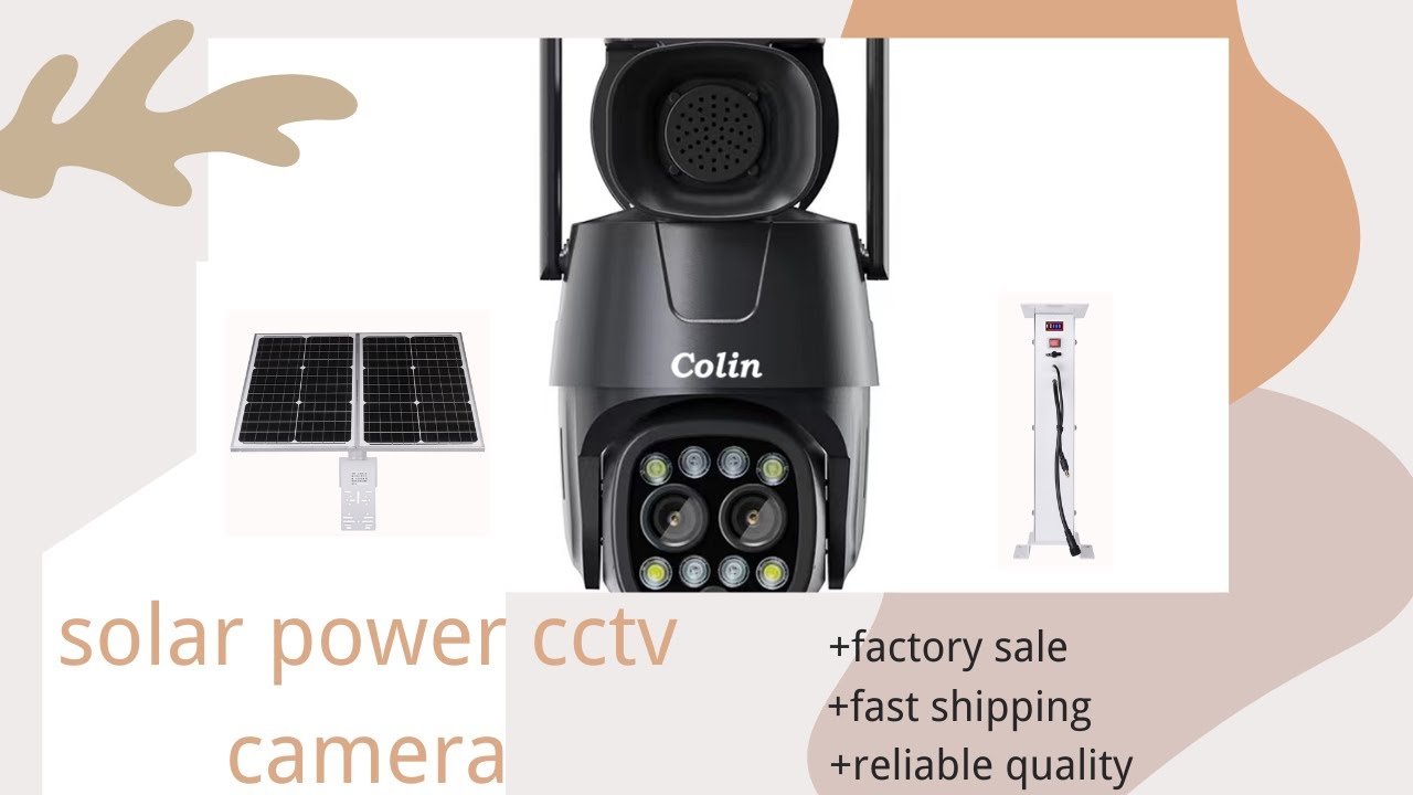 colin solar power camera|40W new energy big battery|environmental ...