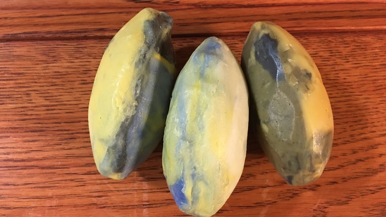 Making Oval soaps - YouTube