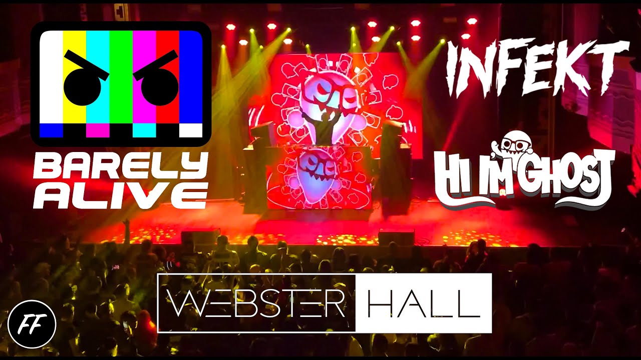 INFEKT, BARELY ALIVE & HI IM GHOST @ WEBSTER HALL [NYC VLOG] - YouTube