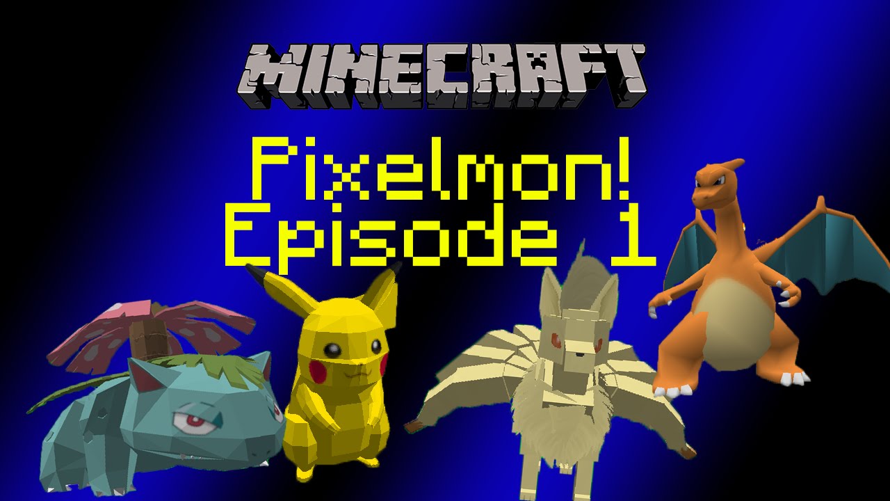 Let's Play - Pixelmon Episode 1 Part 2 - YouTube