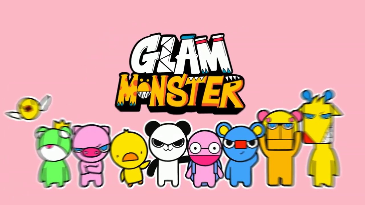 GLAM MONSTER(글램몬스터) 이모티콘 작업을 스피드페인팅으로! (SPEED PAINTING) - YouTube