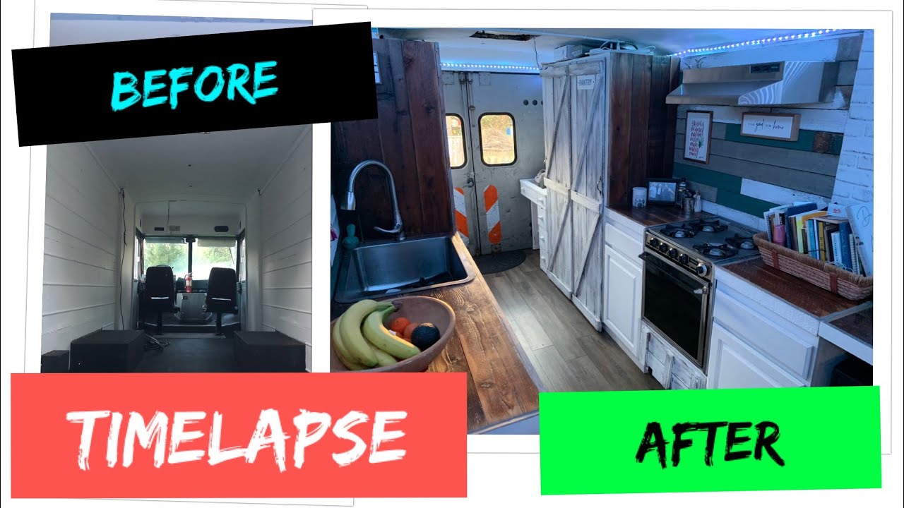 VAN CONVERSION DIY | TIMELAPSE - YouTube