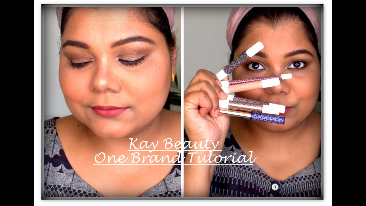 KAY BEAUTY ONE BRAND TUTORIAL I Its All about Sticks I #kaybeauty - YouTube