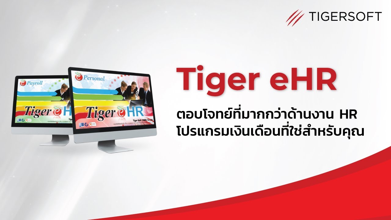 ตอบโจทย์ที่มากกว่า Tiger eHR โปรแกรมเงินเดือนที่ใช่สำหรับคุณ - YouTube