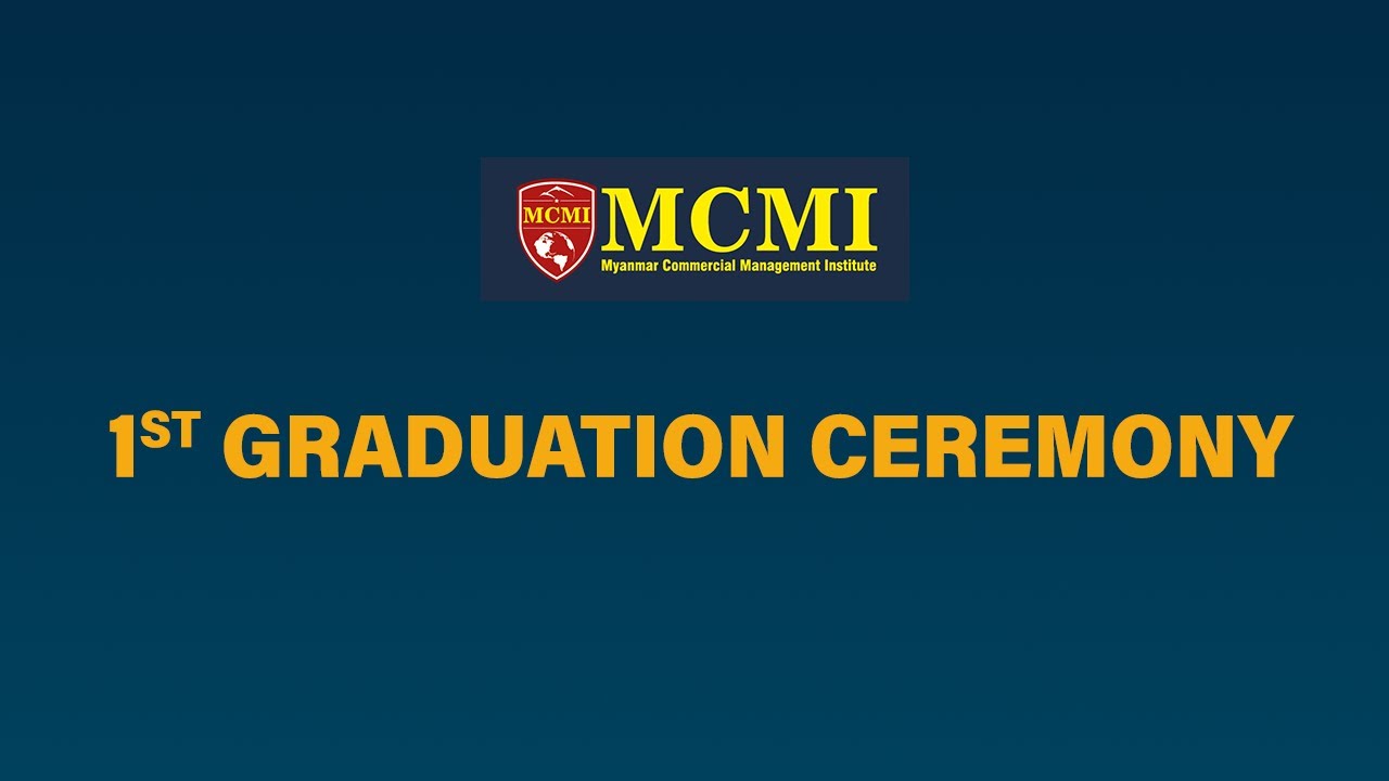 1st Graduation Ceremony - YouTube