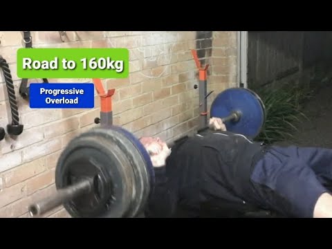 145kg Max + 130kg x 5 Overload | Watch Listen to increase your bench ...