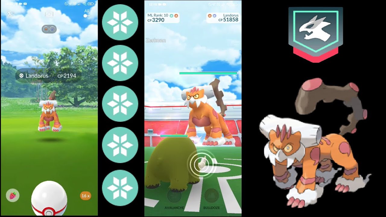 Landorus (Therian Forme) Counters [5★ Raid] - Pokémon GO - YouTube