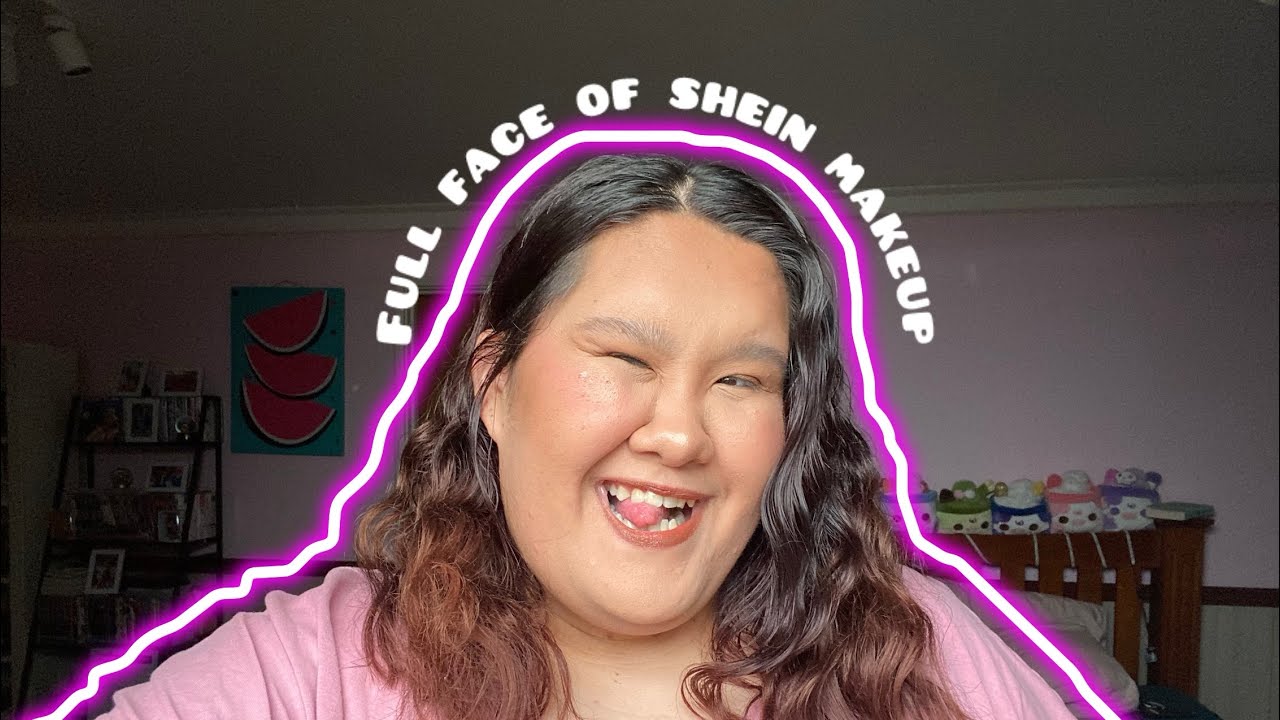 Full face of SHEIN makeup - YouTube
