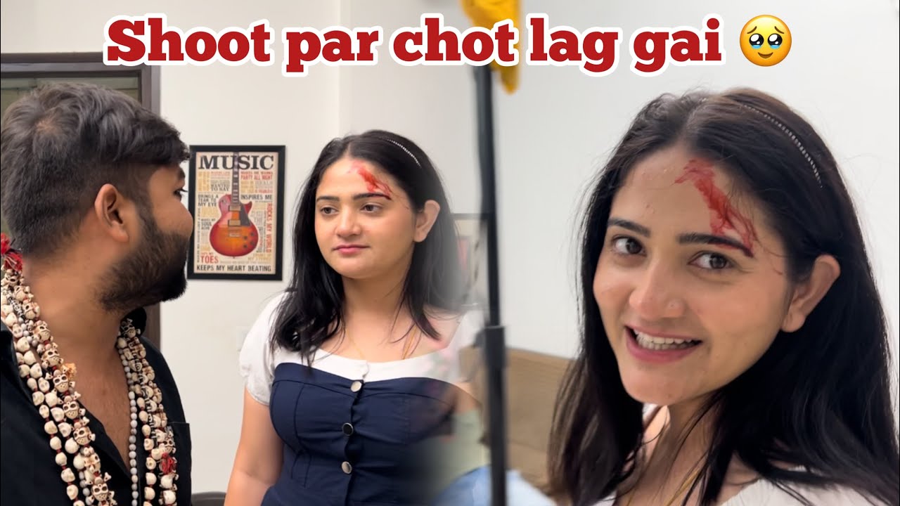 Shoot par chot lag gai 🥹🥲|| Vlog || Sibbu Giri - YouTube