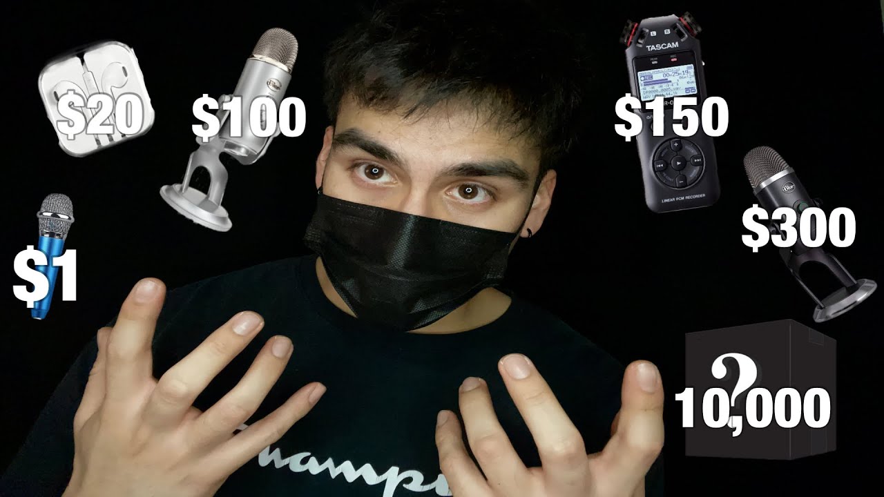 ASMR $1 Microphone Vs $10,000 Microphone (One Minute Asmr) - YouTube