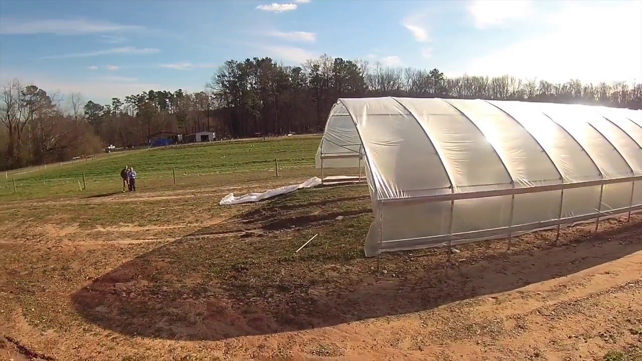 Hoop House | Building - YouTube