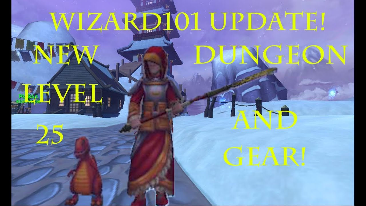 Wizard101 Update: New Level 25 Dungeon and Gear (so far) - YouTube