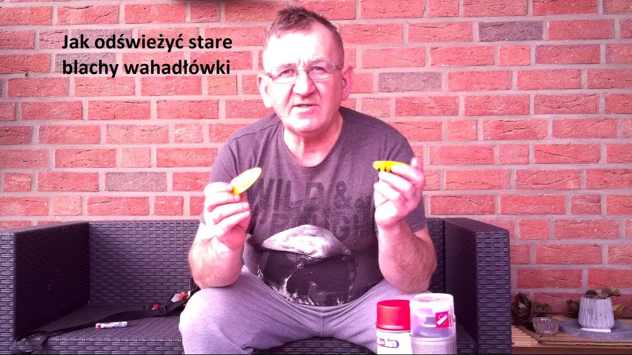 Jak odświeżyć stare blachy wahadłówki poradnik video - YouTube