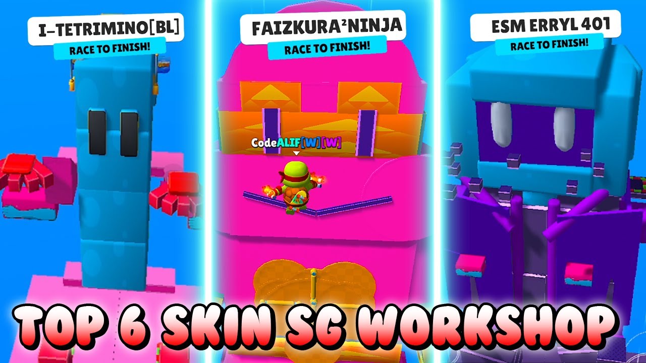 EPIC NINJA TURTLE TV MAN ERRYL TETRIS TOWER ️ PLAY 6 NEW SKIN WORKSHOP ...