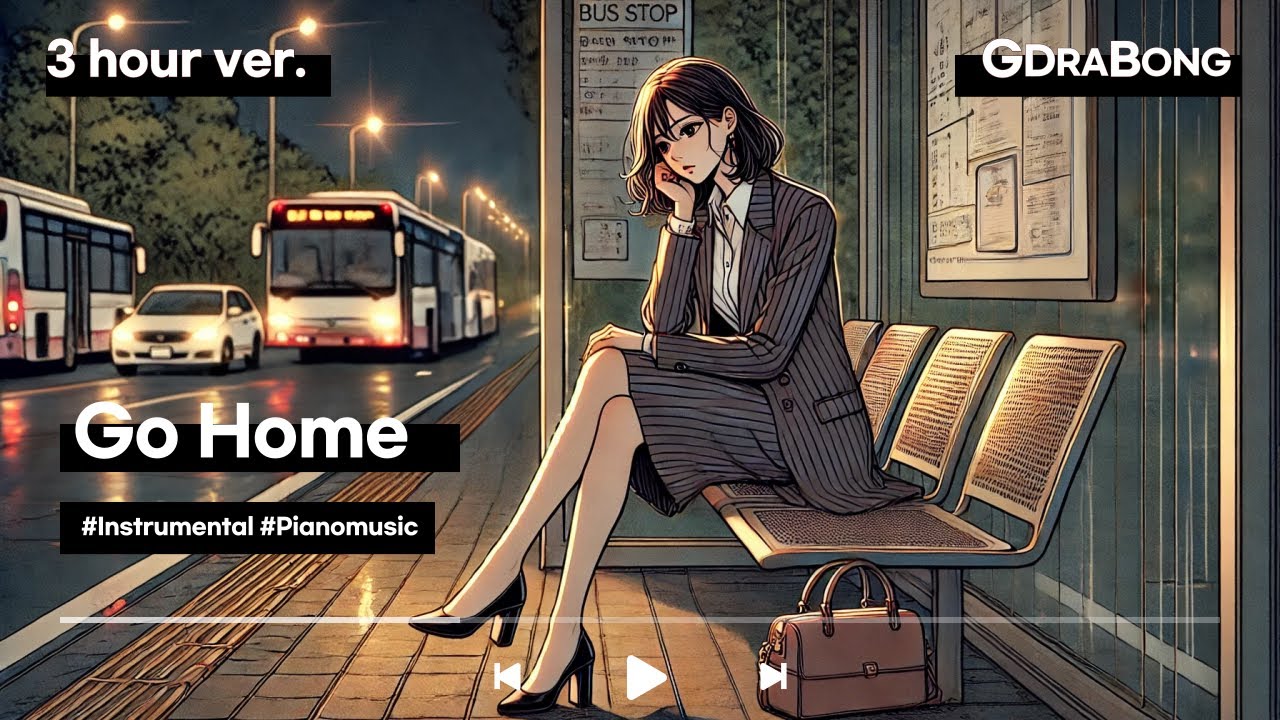 Go Home | 3-Hour Loop | Study Music & Sleep Music | Relaxing Piano - YouTube