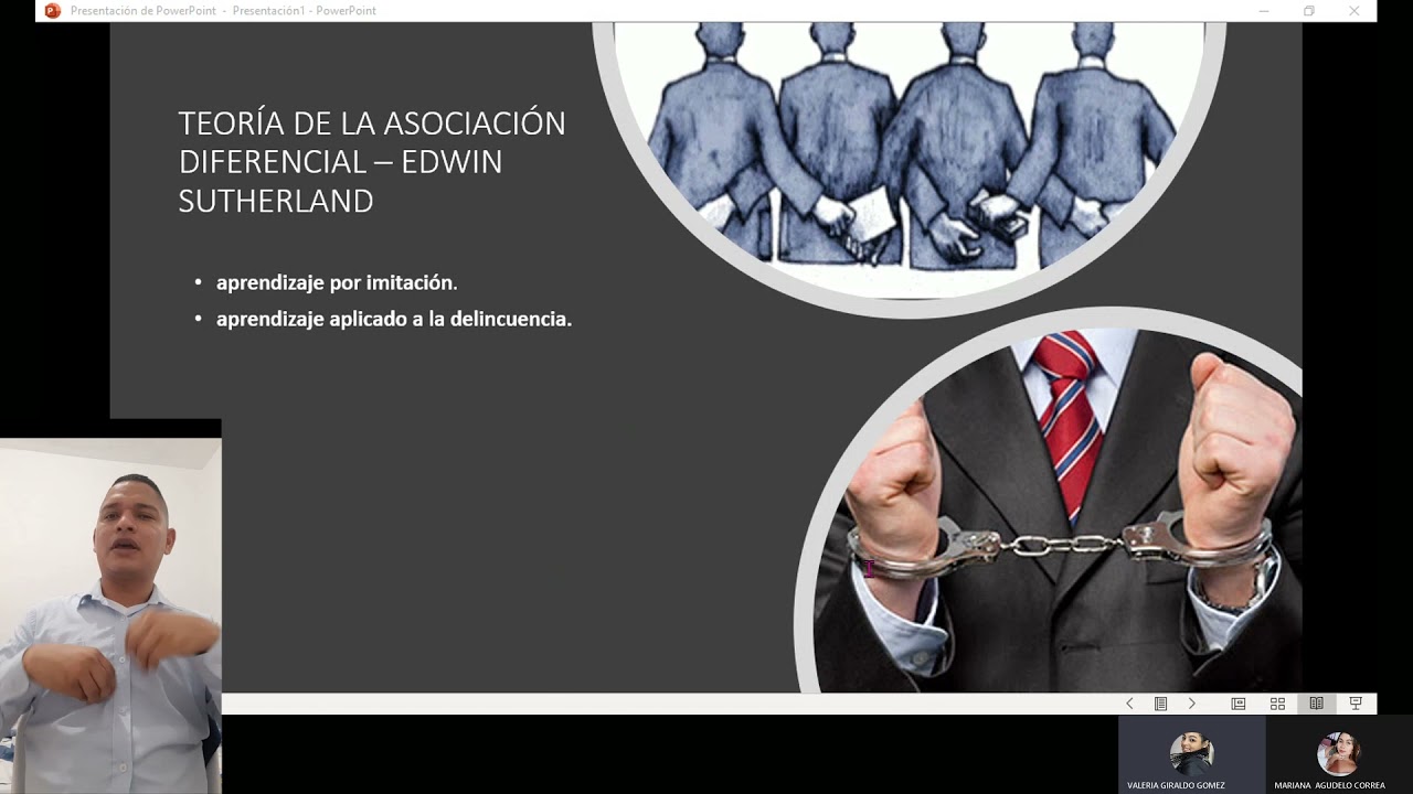 Teoría de la asociación diferencial - Edwin Sutherland. Interpretación ...