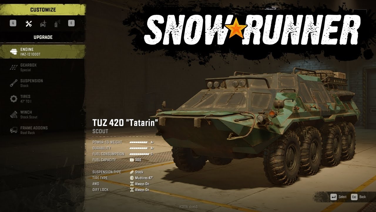 TUZ 420 Tararin location (Zimnegorsk Taymyr Russia) SnowRunner, pc ...