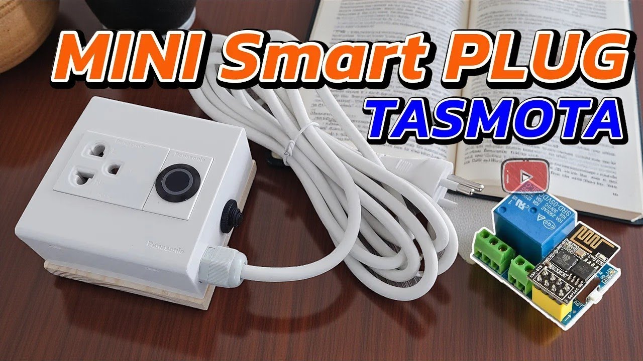 DIY🔌MINI Smart Plug - ESP01 Relay Module - TASMOTA - YouTube
