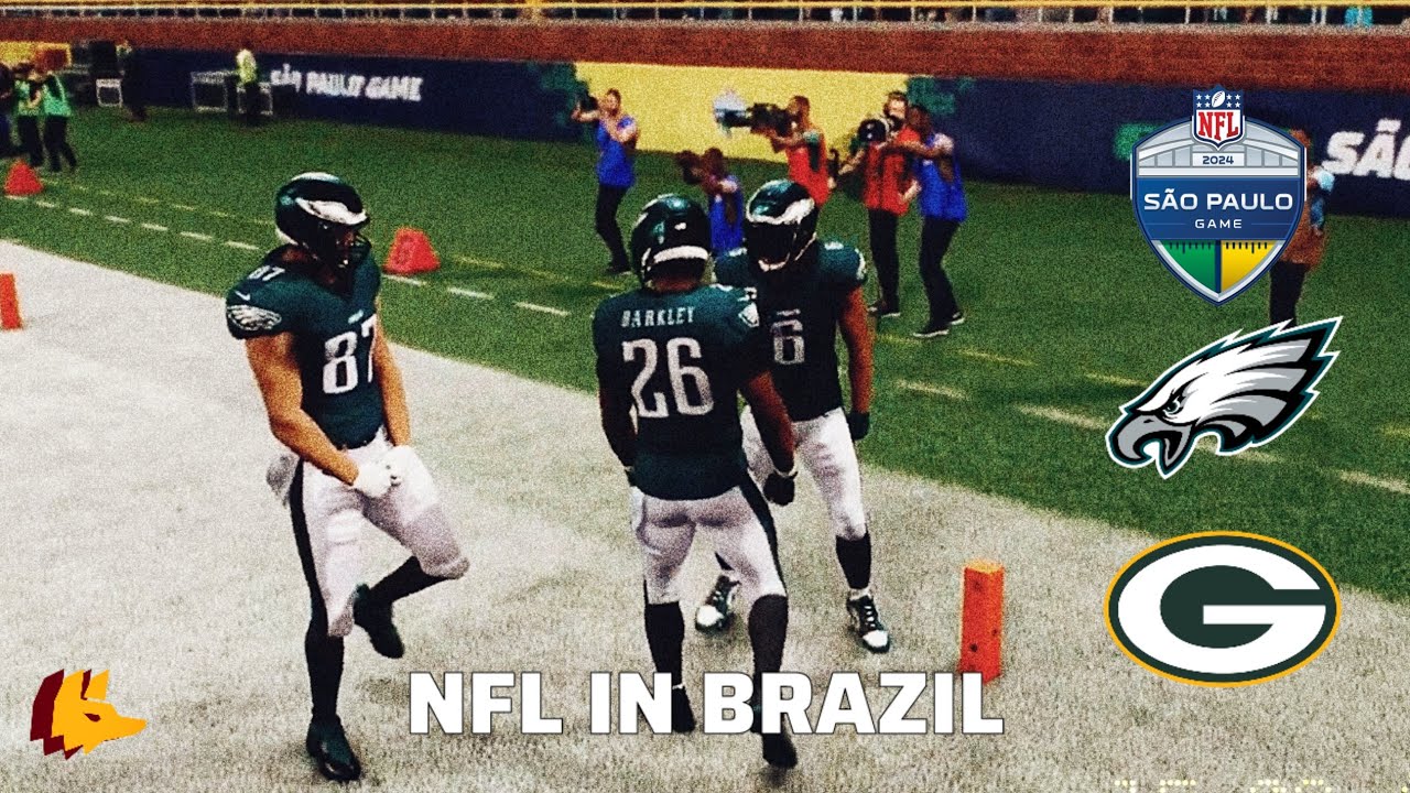 NFL Week 1 | Philadelphia Eagles vs Green Bay Packers | The Brazil Game ...