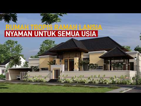 Terra House – Desain Rumah Tropis 1 Lantai  6 kamar tidur di Lahan 667 m2 | Konsep Villa di Bontang!