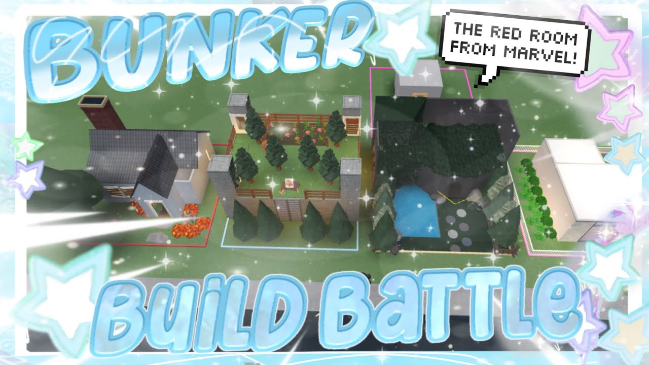 60K BUNKER BUILD BATTLE in bloxburg - YouTube