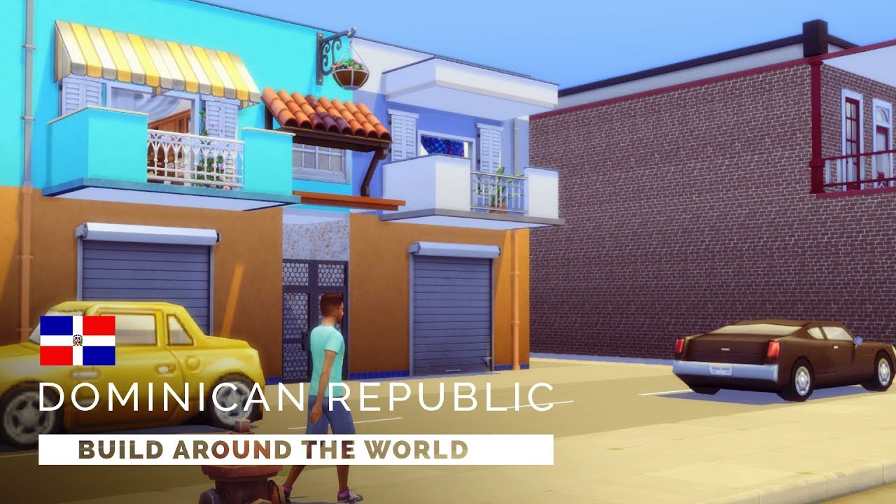Sims 4 | Speedbuild | BATW - Dominican Republic - YouTube