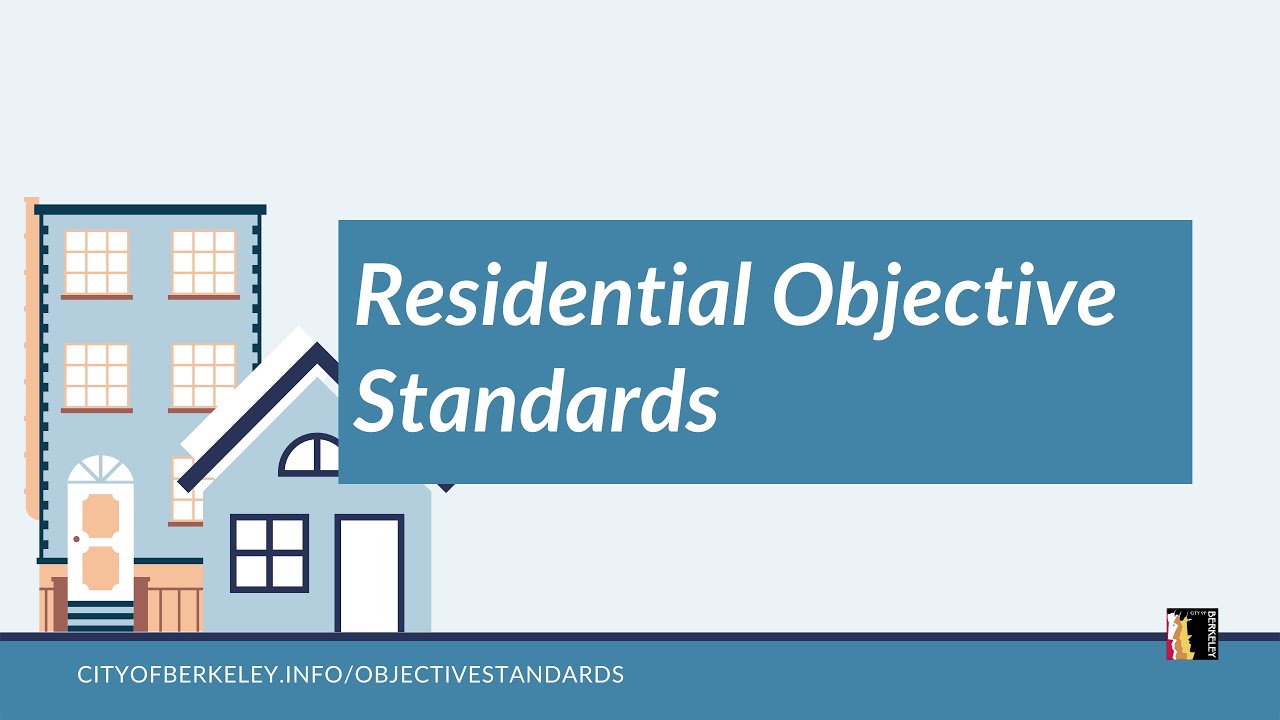 Residential Objective Standards - YouTube