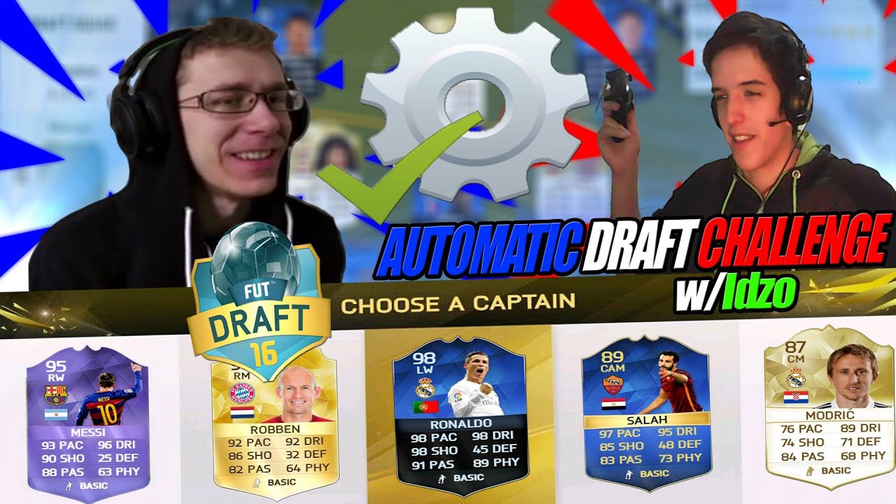 AUTOMATIC DRAFT CHALLENGE ft. Idzo - GOB - YouTube