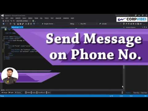 Sending SMS message to mobile in Asp.net C# (Hindi Tutorial) - YouTube