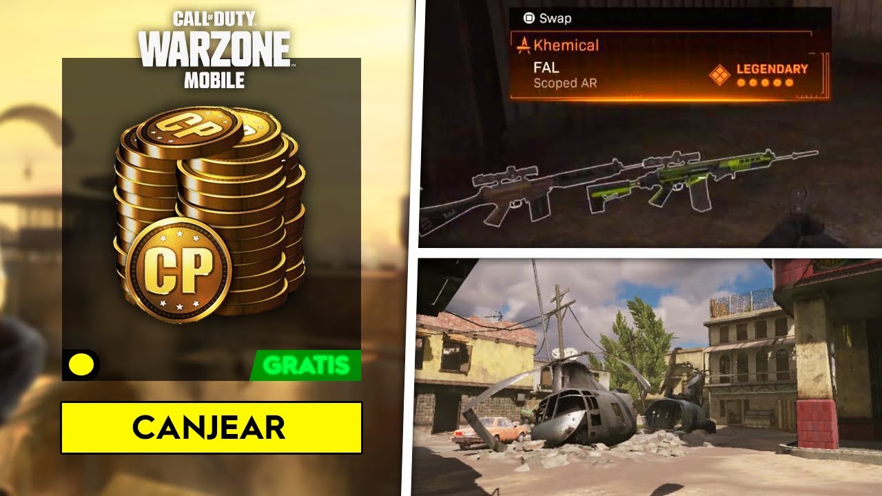¡COD POINTS GRATIS! Nuevas LEGENDARIAS, MAPAS y más en WARZONE MOBILE ...
