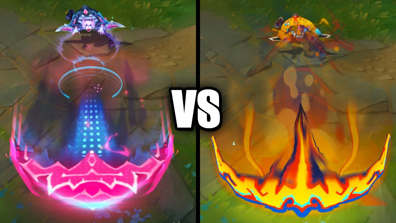 Primordian Briar vs Street Demons Briar Skins Comparison (League of ...
