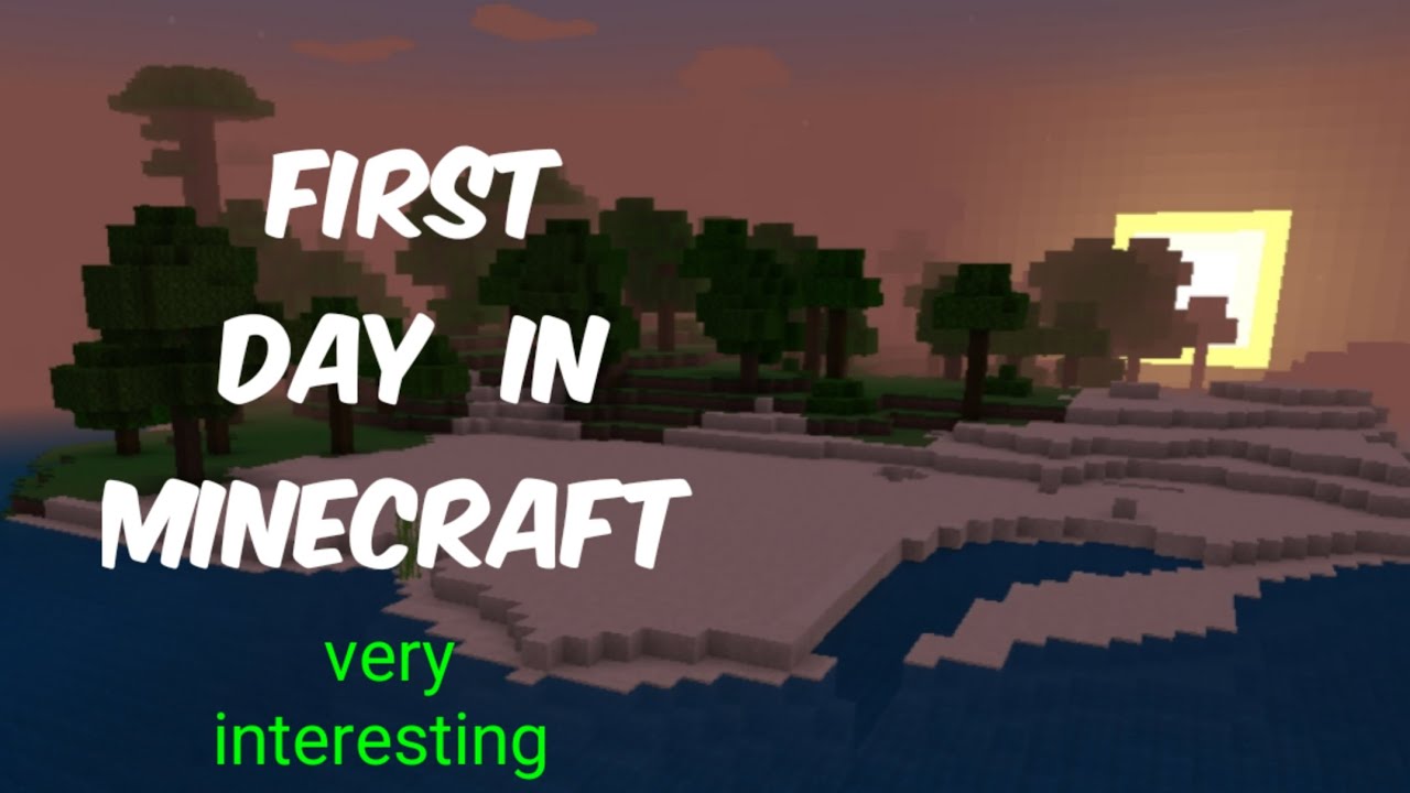 First day in minecraft//minecraft game ## CRS TG ## - YouTube