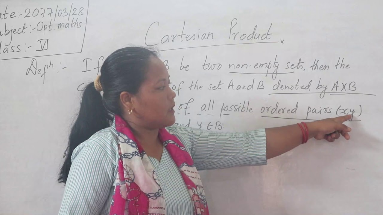 Opt Math class 6, Cartesian Product - YouTube