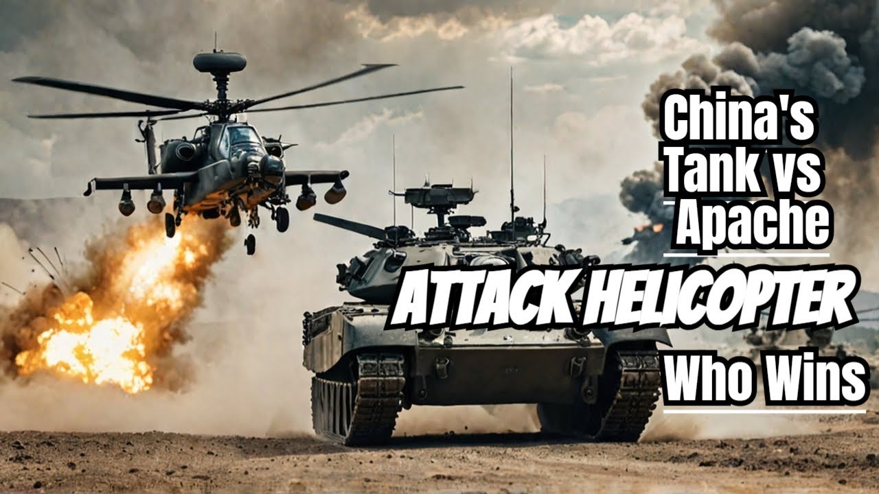 China's Tank vs Apache Attack Helicopter Who Wins #tank #helicopter # ...